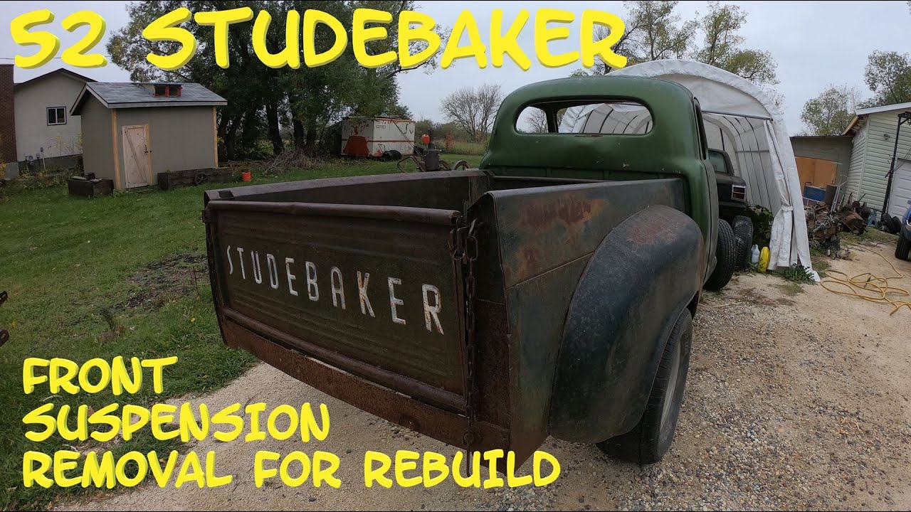 1952 Studebaker 2R5 Half Ton Dakota Frame Swap. Front Suspension ...