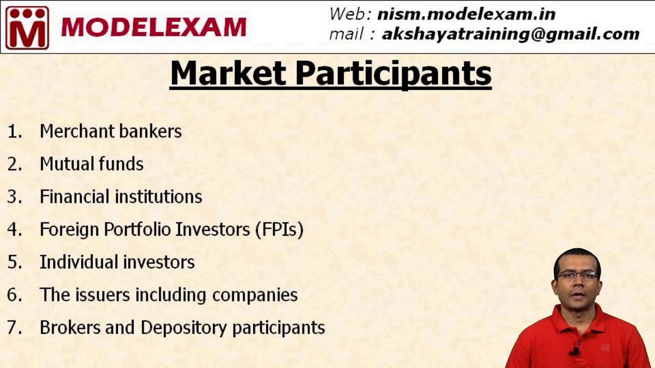 Stock Market Participants - Intermediaries & Investors - YouTube