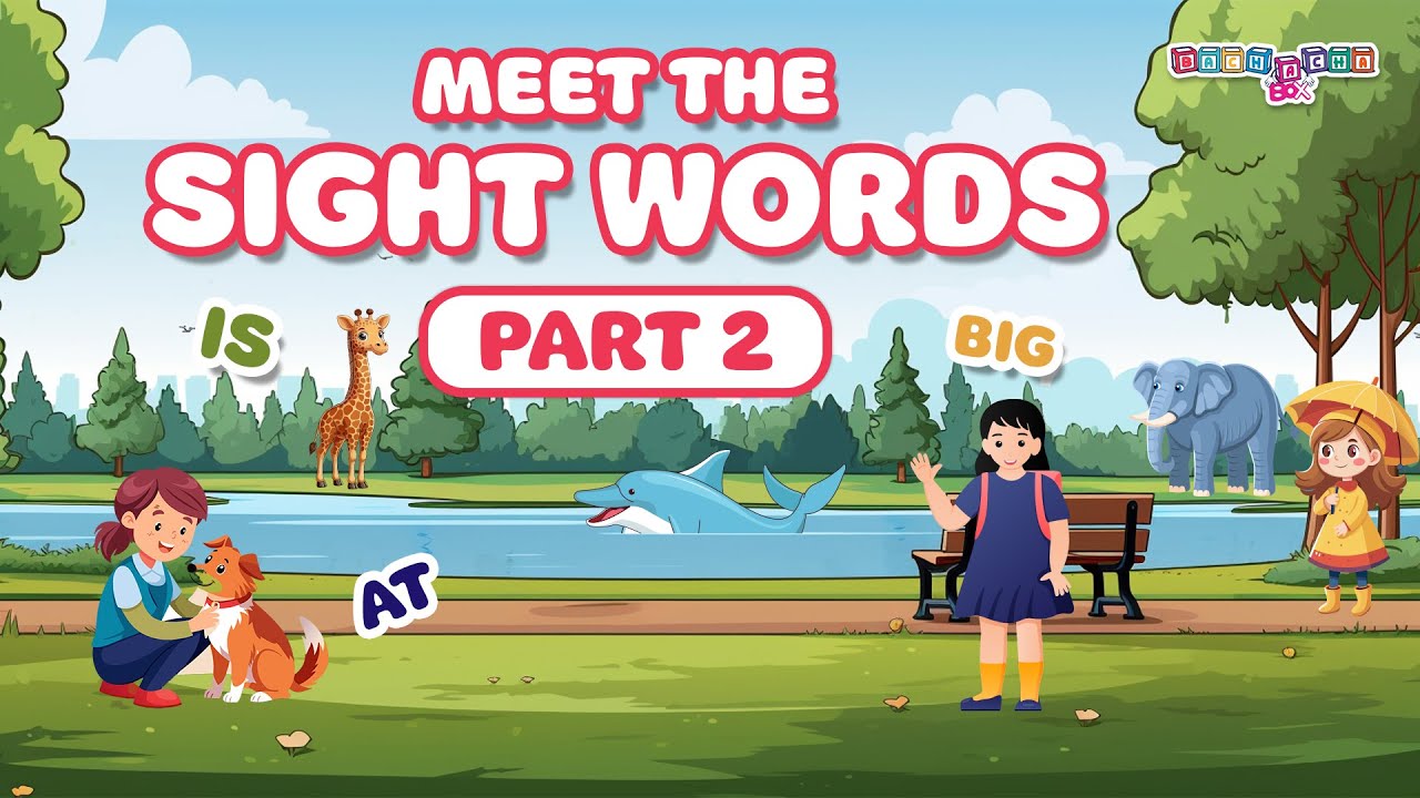 Sight Words Part -2 I Let's learn Sight Words #KidsLearning #SightWords ...