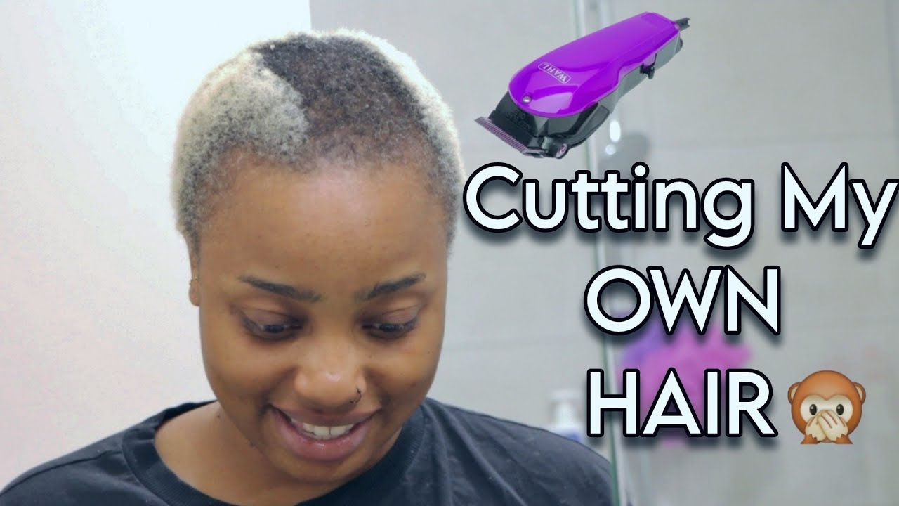 Watch Me Cut and Bleach My Short Natural Hair 🙊 | DIY | # ...
