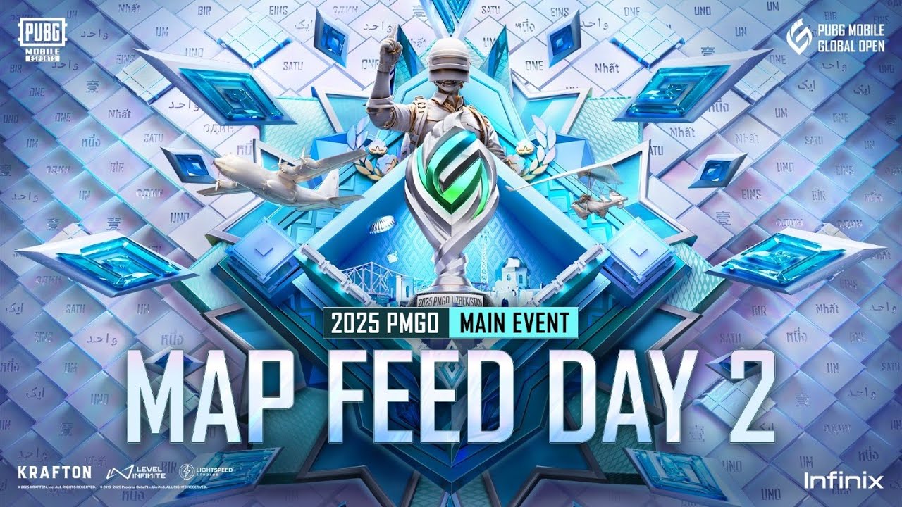 [MAP] 2025 PMGO Uzbekistan Main Event | Day 2 | Map Feed Only - YouTube