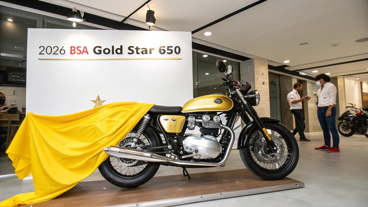 2026 BSA Gold Star 650 marks the triumphant return of a British motorcycle - YouTube
