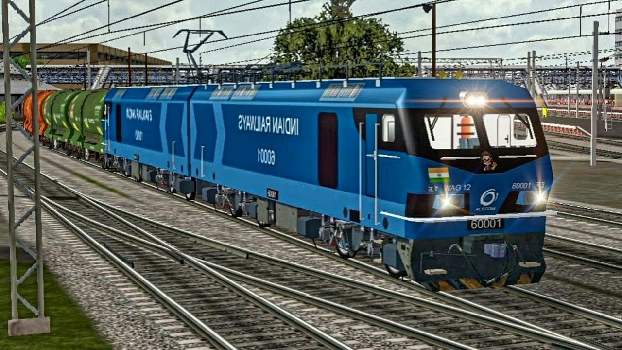 WAG12 CAB RIDE WITH BTPN FREIGHT IN MSTS OPEN RAILS | INDIAN RAILWAYS ...