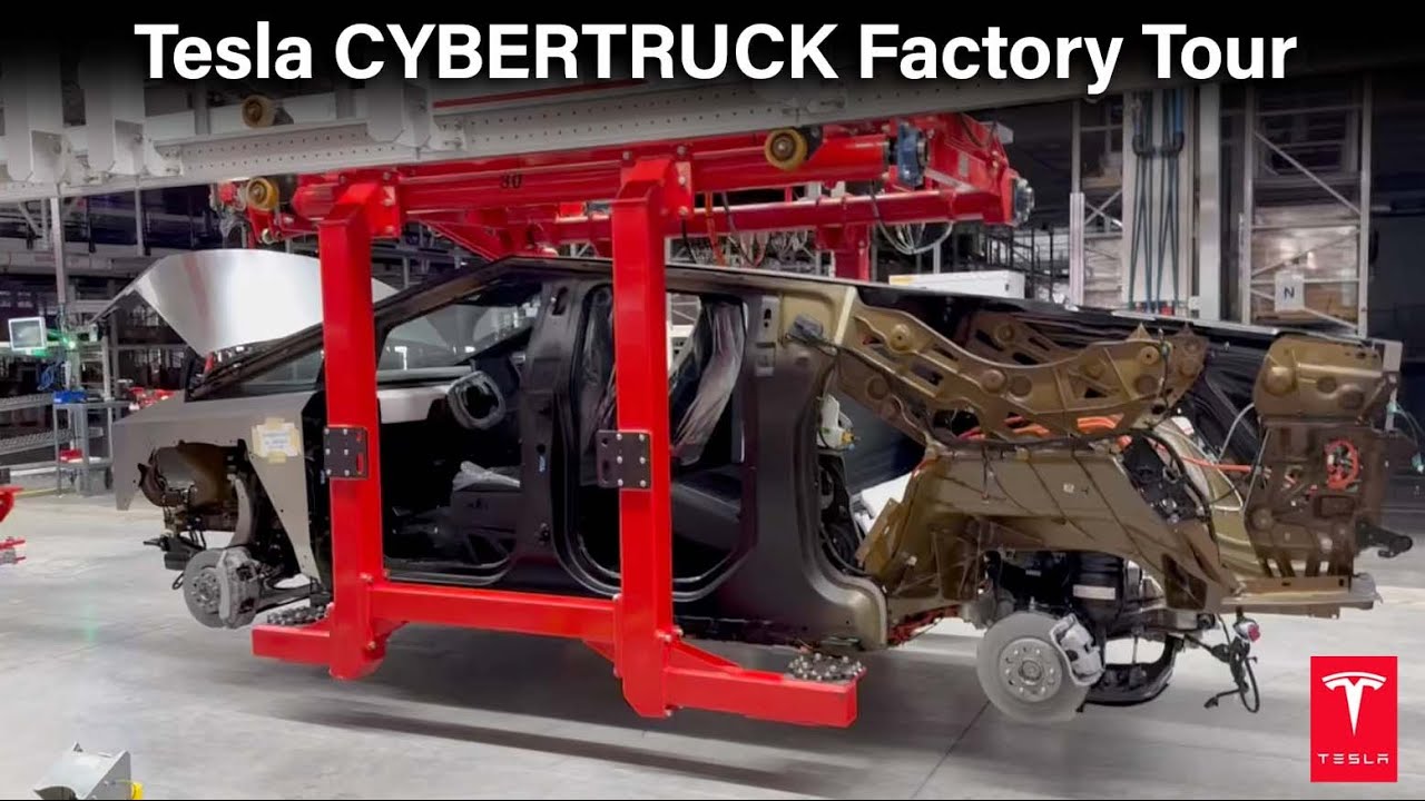 2024 Tesla Cybertruck Factory Tour in Austin, Texas #tesla #cybertruck ...