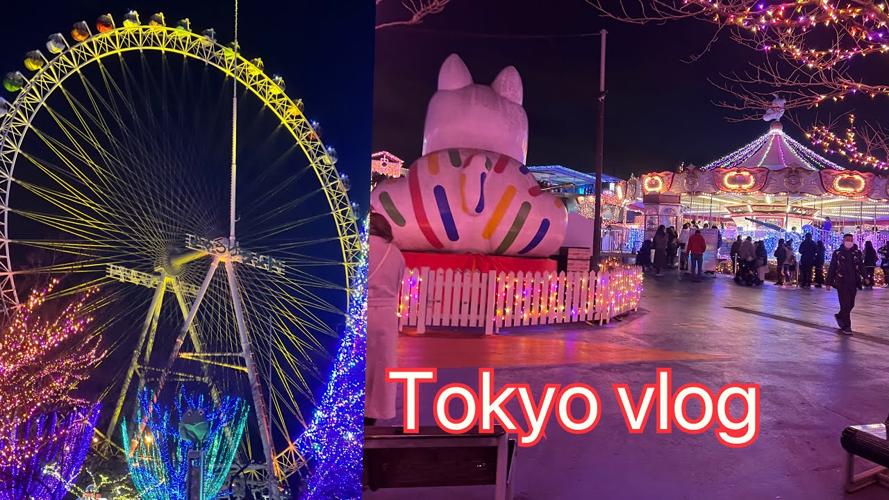 Tokyo youmuri land night view ||walking and enjoying ☺️☺️ - YouTube
