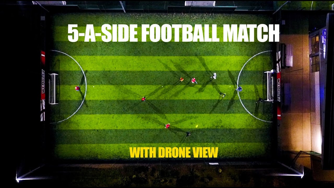 5-A-SIDE Football Match With Drone View | Season 1 Match 1 - YouTube