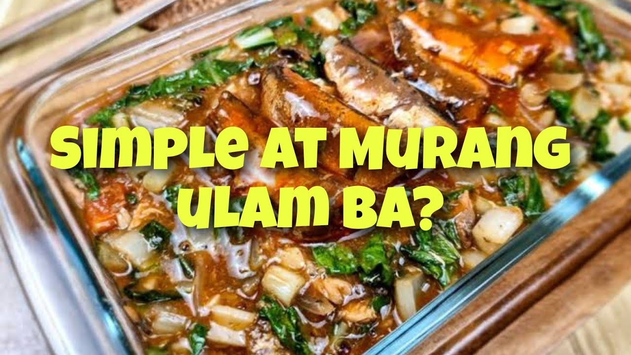 LOW ULAM BUDGET BA HANAP MO TRY MO ITO SA SADINAS NA MAY PITCHAY😋MADALI ...