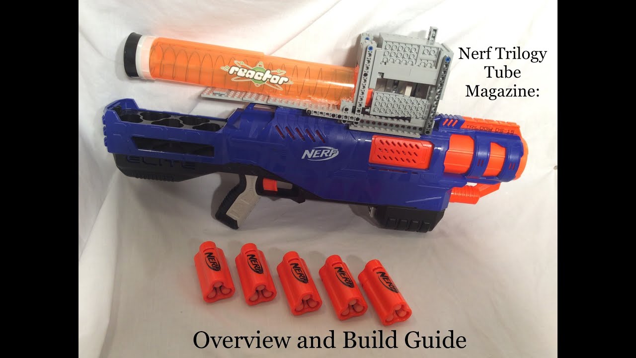 Nerf Trilogy Tube Magazine - Overview, Firing Demo, and Build Guide ...