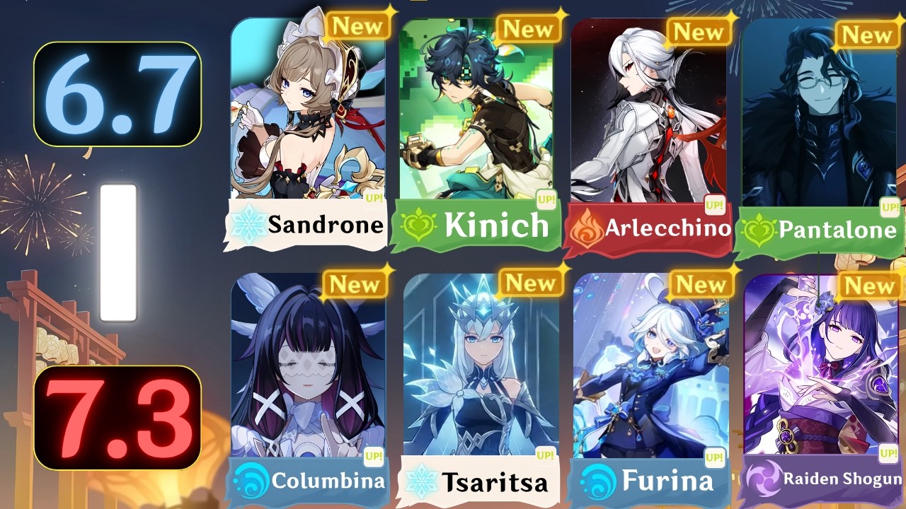NEW! FULLY UPDATED 6.7 - 7.3 BANNER ROADMAP! All Reruns, Debuts ...