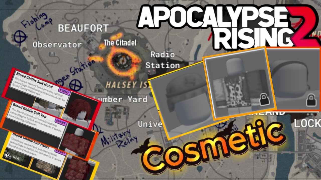 All NEW HALLOWEEN EVENT Cosmetics!!! - Apocalypse Rising 2 (Halloween ...