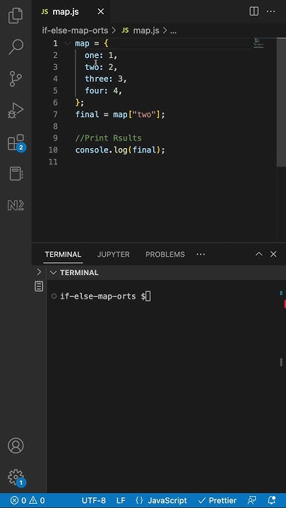 Use objects to replace multiple IF statements! #shorts #javascript #coding #begginers - YouTube