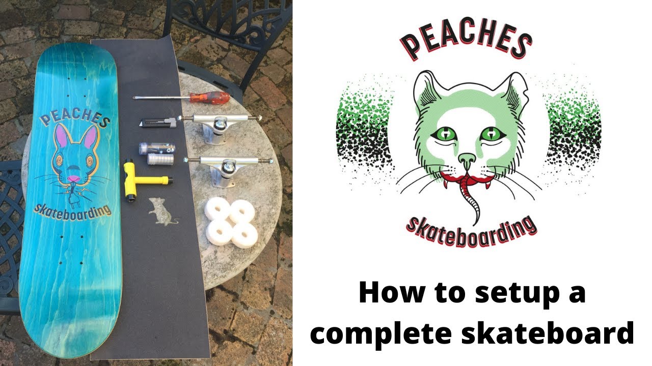 How to setup a complete skateboard - YouTube