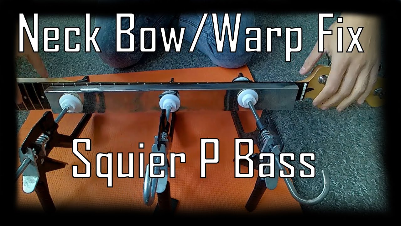 Neck Bow/Warp Fix | Squier P Bass - YouTube