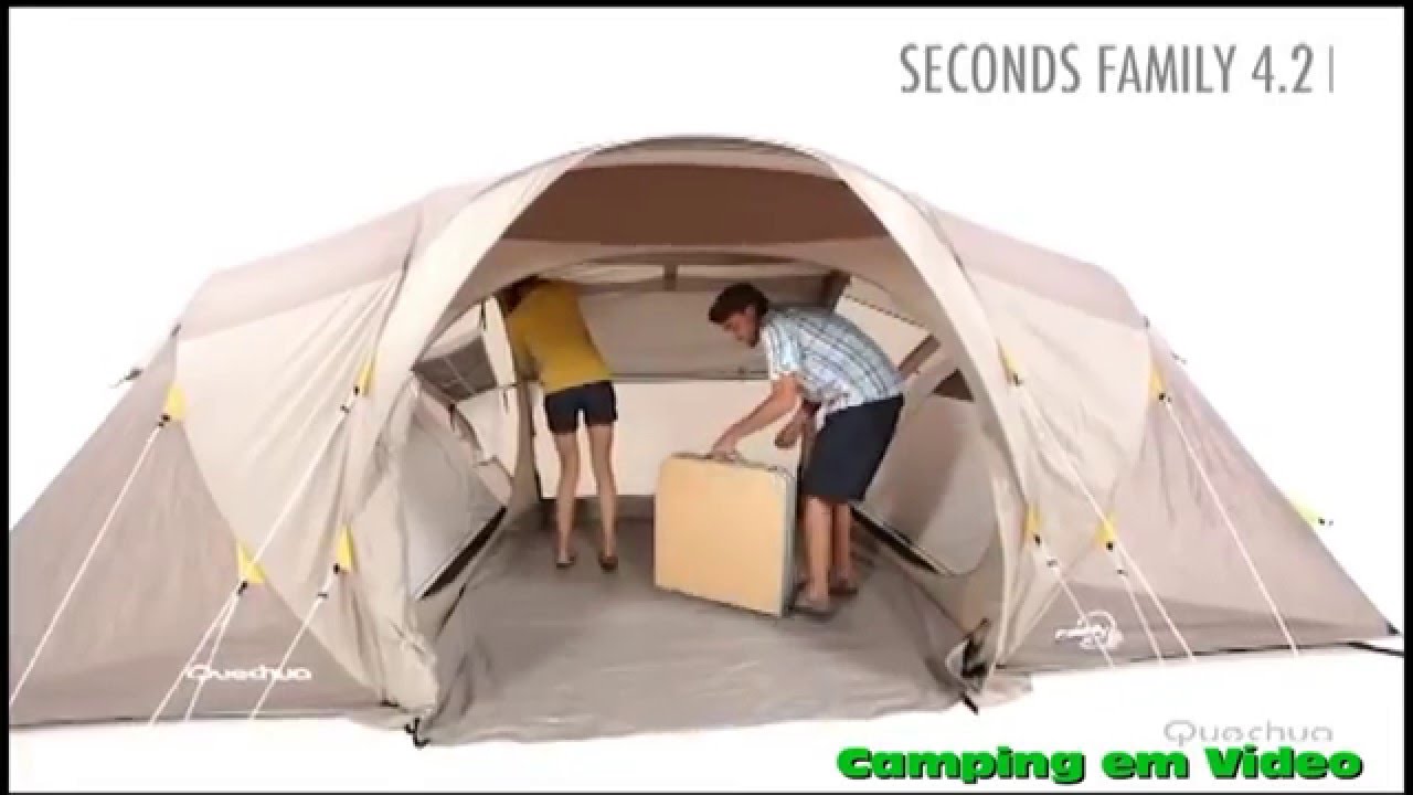 BARRACA Quechua SECONDS FAMILY 4.2 - YouTube