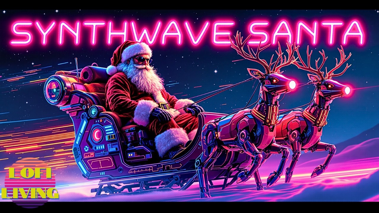 Synthwave Santa | A Christmas Inspired Synthwave Mix - YouTube