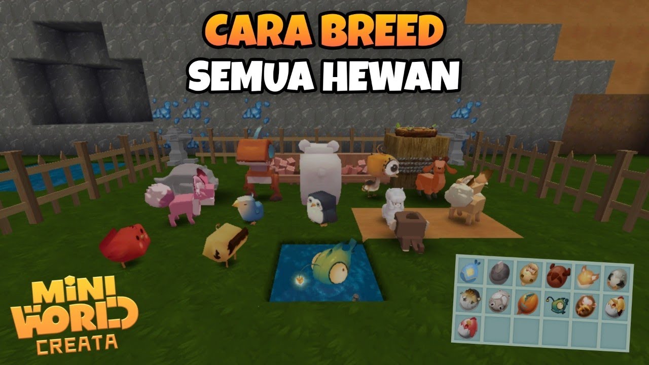 How to Breed All Animals | Mini World Creata | Tutorial - YouTube