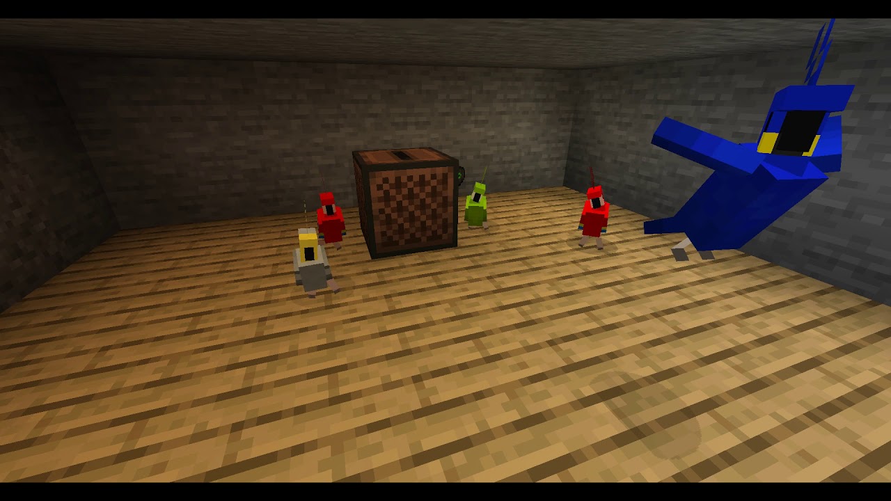 Minecraft Dancing Parrots Meme 鸚鵡跳舞迷因 - YouTube
