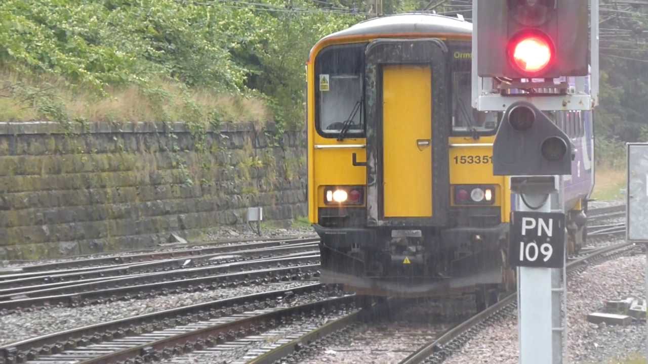 Northern Class 153 arrives at Preston (7/9/13) - YouTube