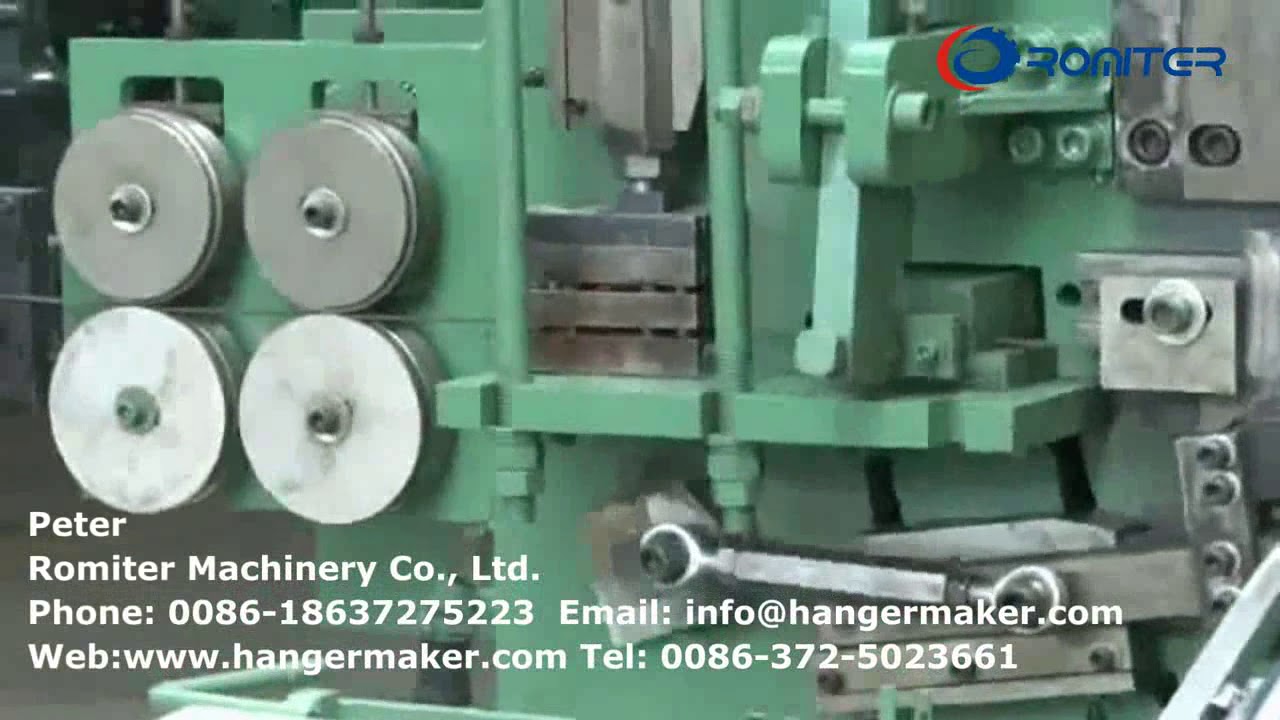 Full Automatic Flat Hanger Hook Making Machine for Sale-Romiter ...