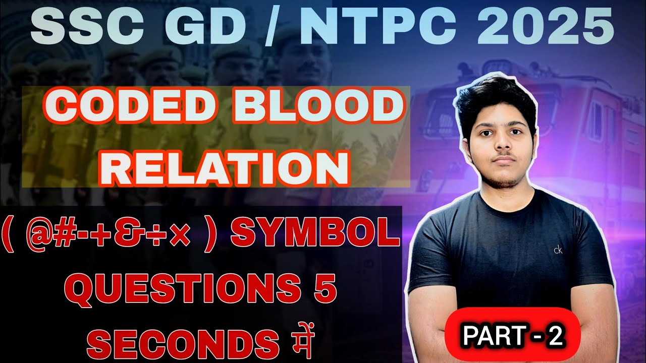 CODED BLOOD RELATION SHORT TRICKS WITH CONCEPT|BLOOD RELATION SYMBOL ...