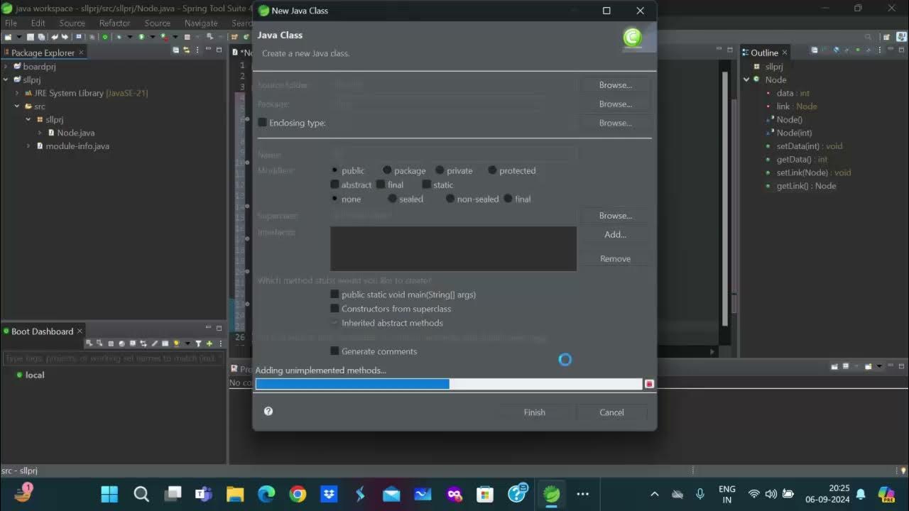 Java Single linked list program - YouTube