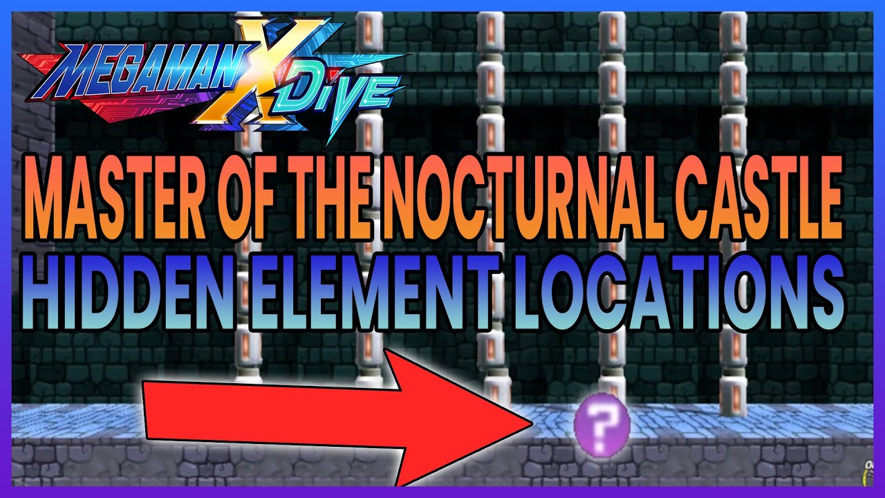 MEGA MAN X DIVE - MYSTERIOUS MASTER OF THE NOCTURNAL CASTLE HIDDEN ...