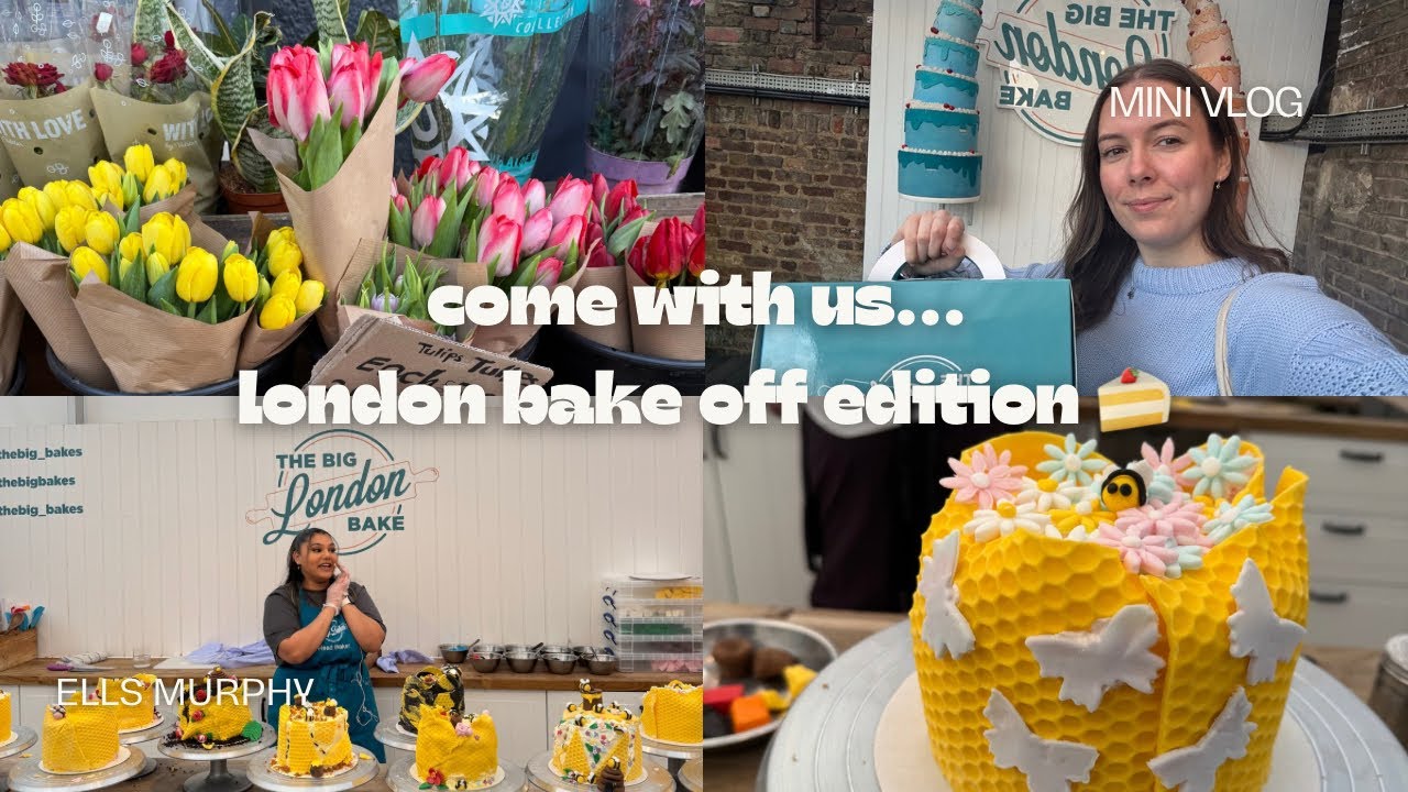 come with us to the london bake off experience 🤩 + some broadway market ...