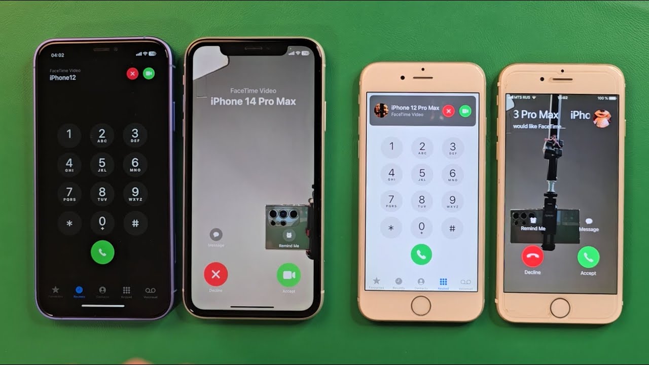 iPhone 6S iPhone 6 iPhone 16 iPhone XR Incoming call FaceTime ...