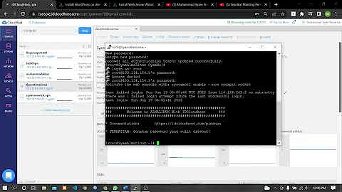 Install Web Server Almalinux (Apache, MariaDB, PHP, phpMyAdmin, Webmin, WordPress, Moodle ...