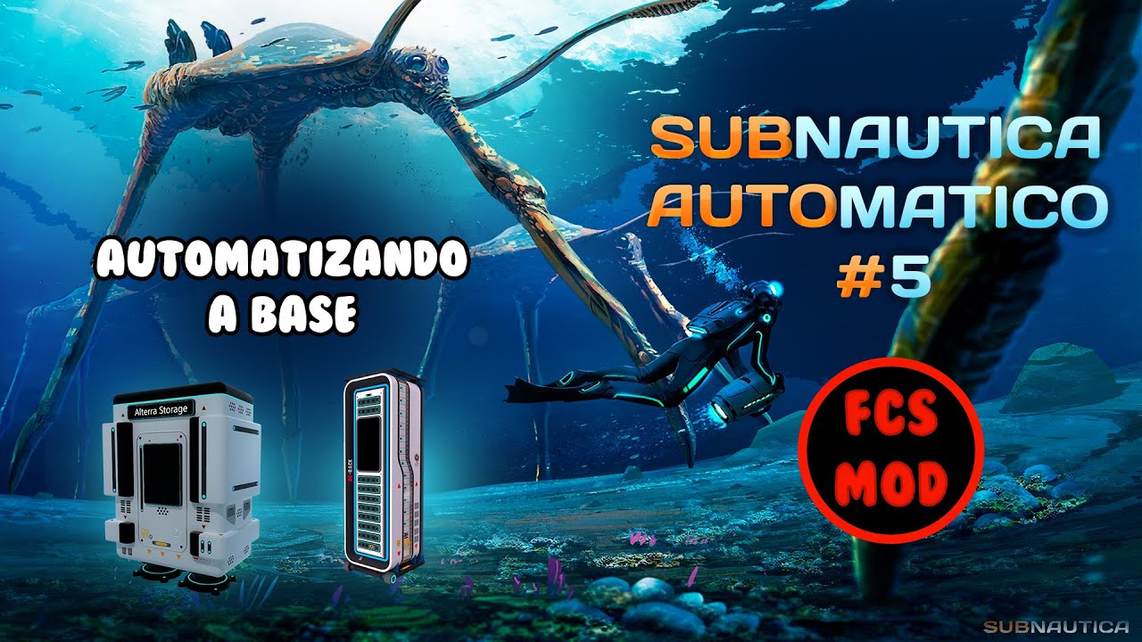 Subnautica Automático (FCS MOD) (Ep 5) - Criando um HD - YouTube