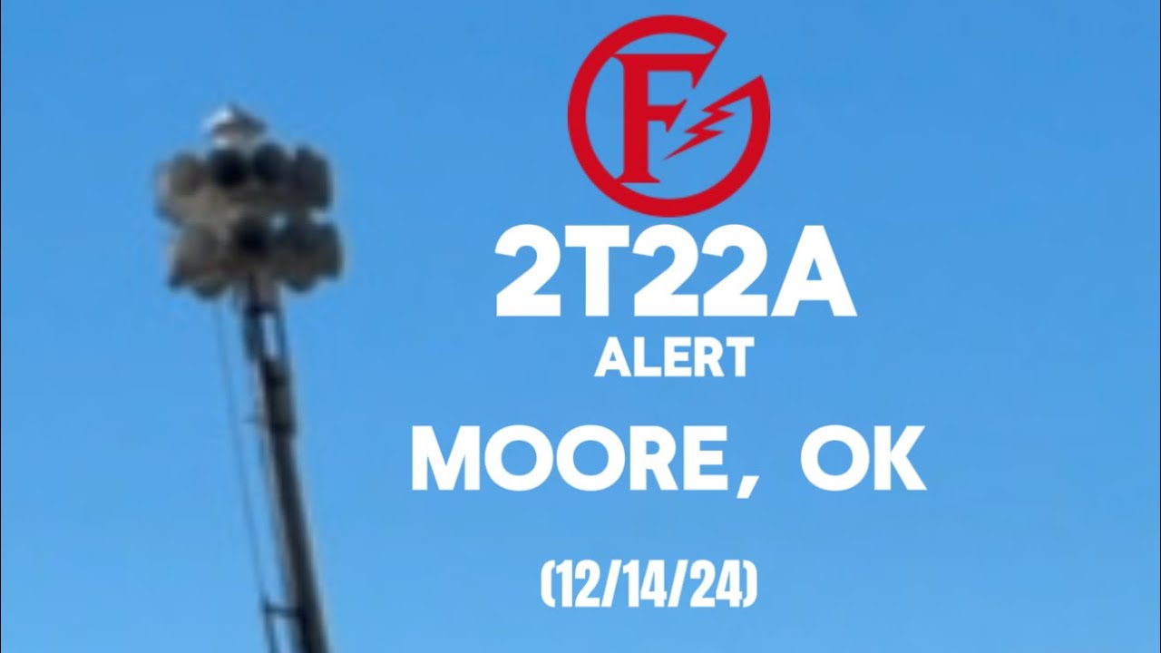 Federal Signal 2T22A Moore, OK (12/14/24) - YouTube