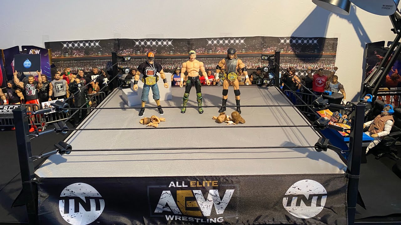 AEW AUTHENTIC SCALE RING UNBOXING & REVIEW - YouTube