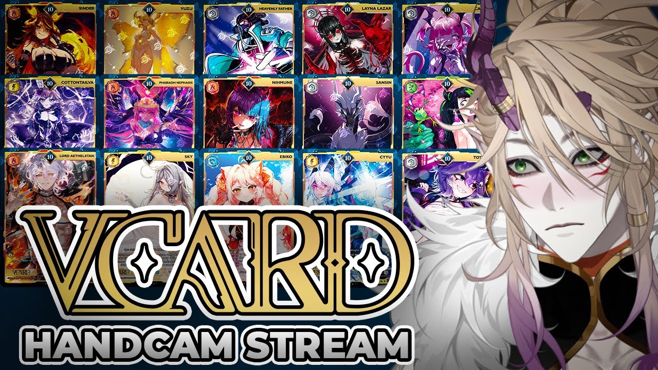 VCARD 』- VTUBER CARD GAME LAUNCH DAY BOOSTER PACK OPENING!! - YouTube