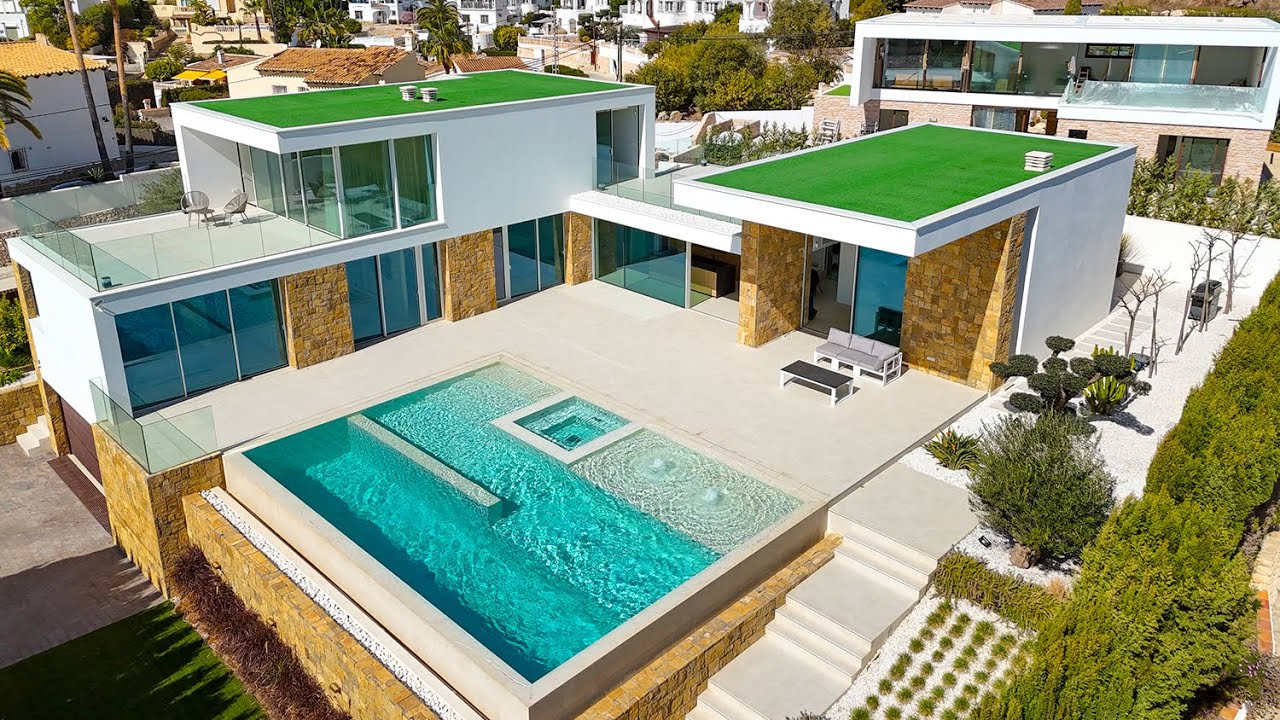 Exclusive Luxury Villa in Moraira - 4k Real Estate Video - YouTube