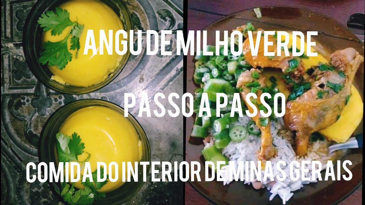COMO FAZER ANGU DE MILHO VERDE - YouTube