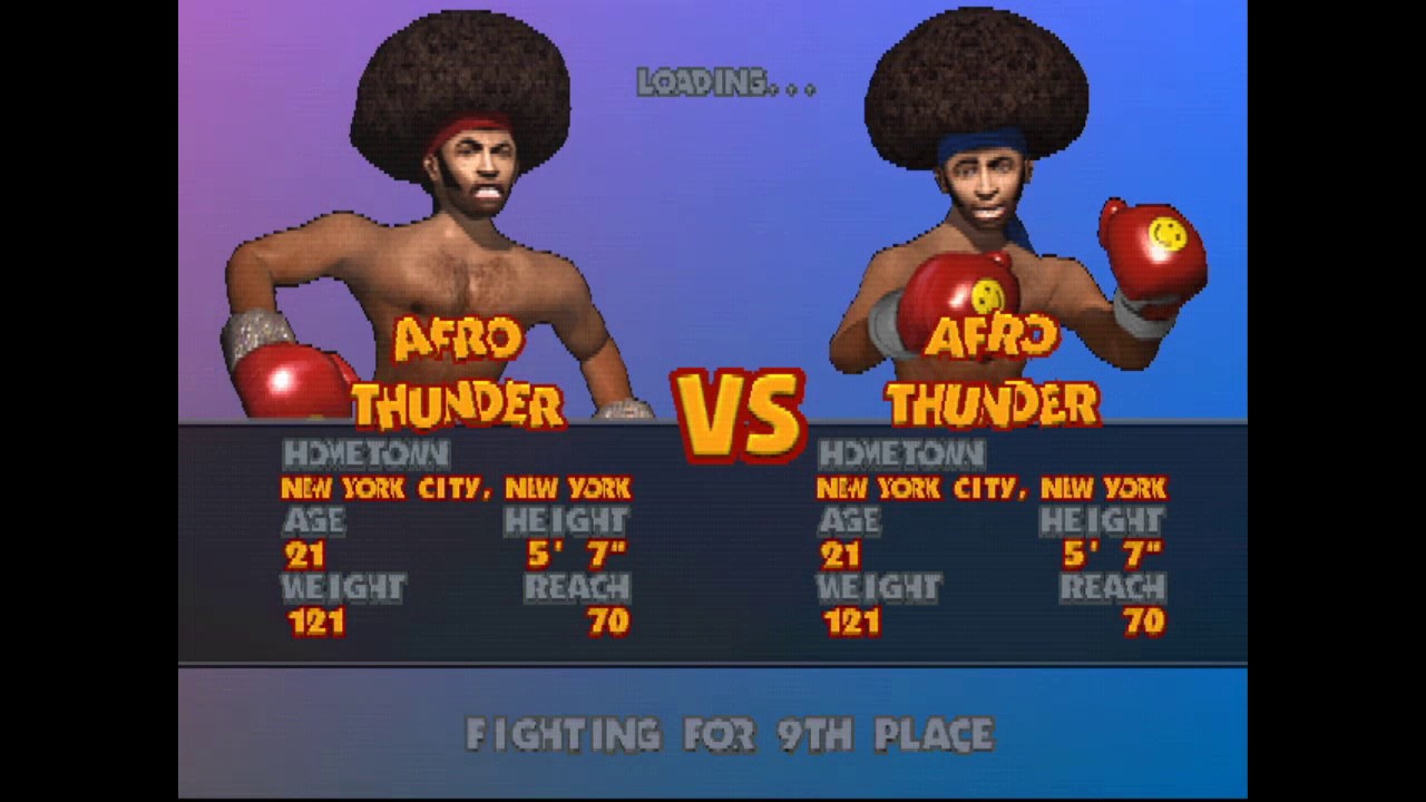 Ready 2 Rumble Round 2 - Afro Thunder (Playstation 1) - YouTube