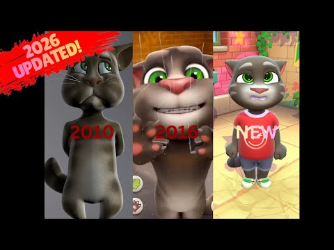 All Talking Tom Games Evolution (GAMEPLAY) - YouTube
