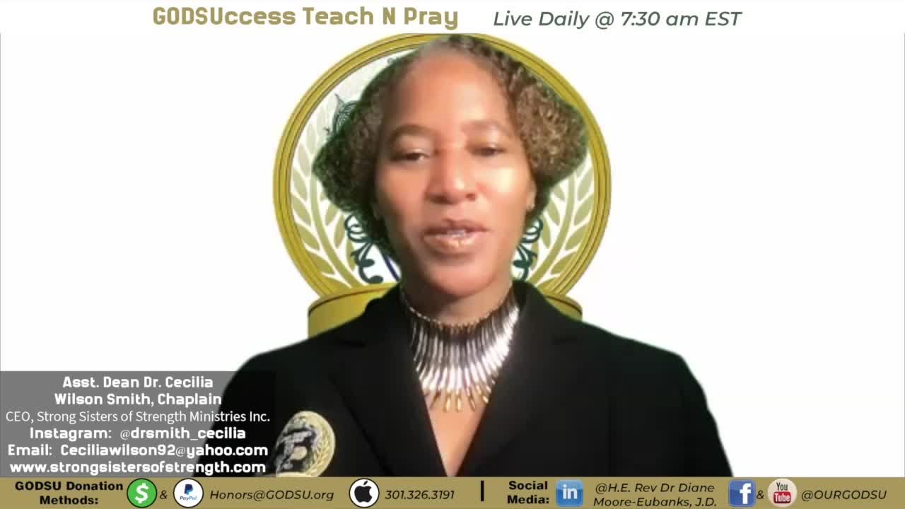 Asst. Dean Dr. Cecilia Smith, Chaplain | He Sees You | Matthew 19:26 ...