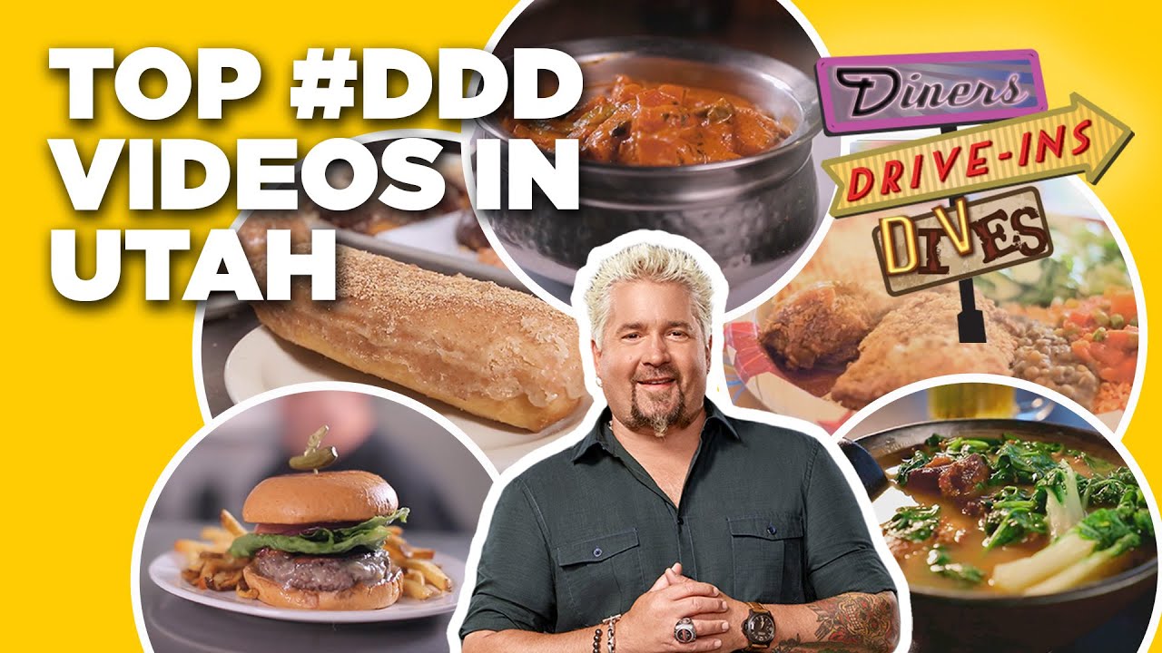 Top 5 #DDD Videos in Utah with Guy Fieri | Diners, Drive-Ins and Dives ...