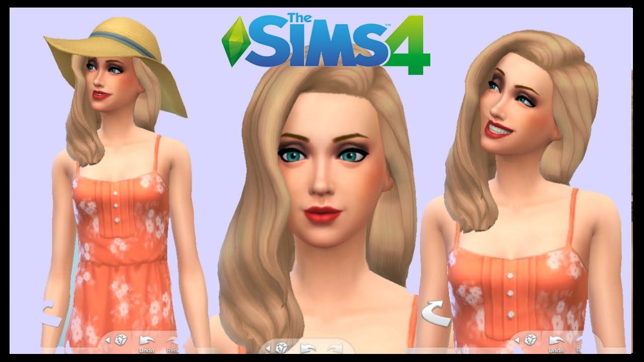 {Sims 4} - Create A Sim - Pretty Blonde - YouTube