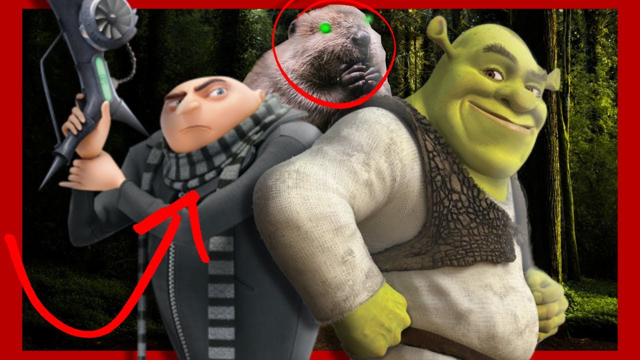 Gru and Shrek vs the Beavers - YouTube