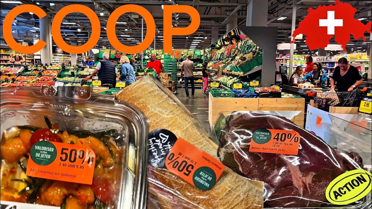 Coop -50% Evening time = best prices!🇨🇭Cool discounts in the evening ...