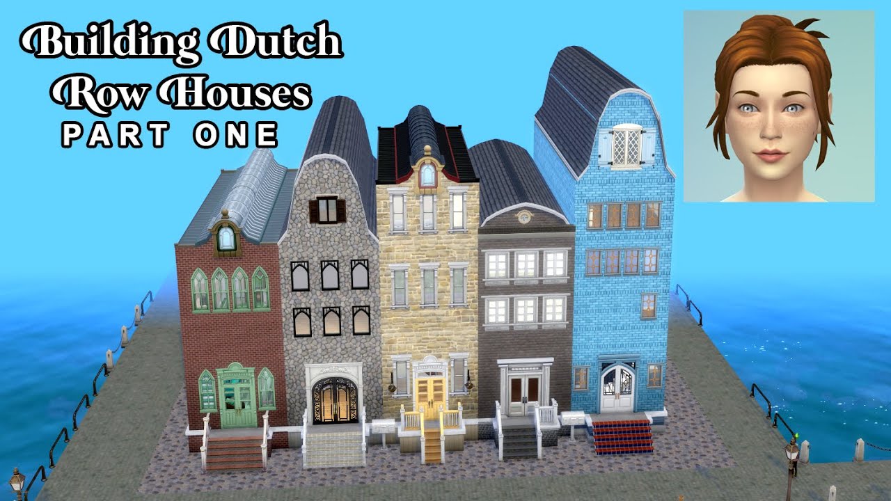 Building Dutch Row Houses Part 1 - YouTube
