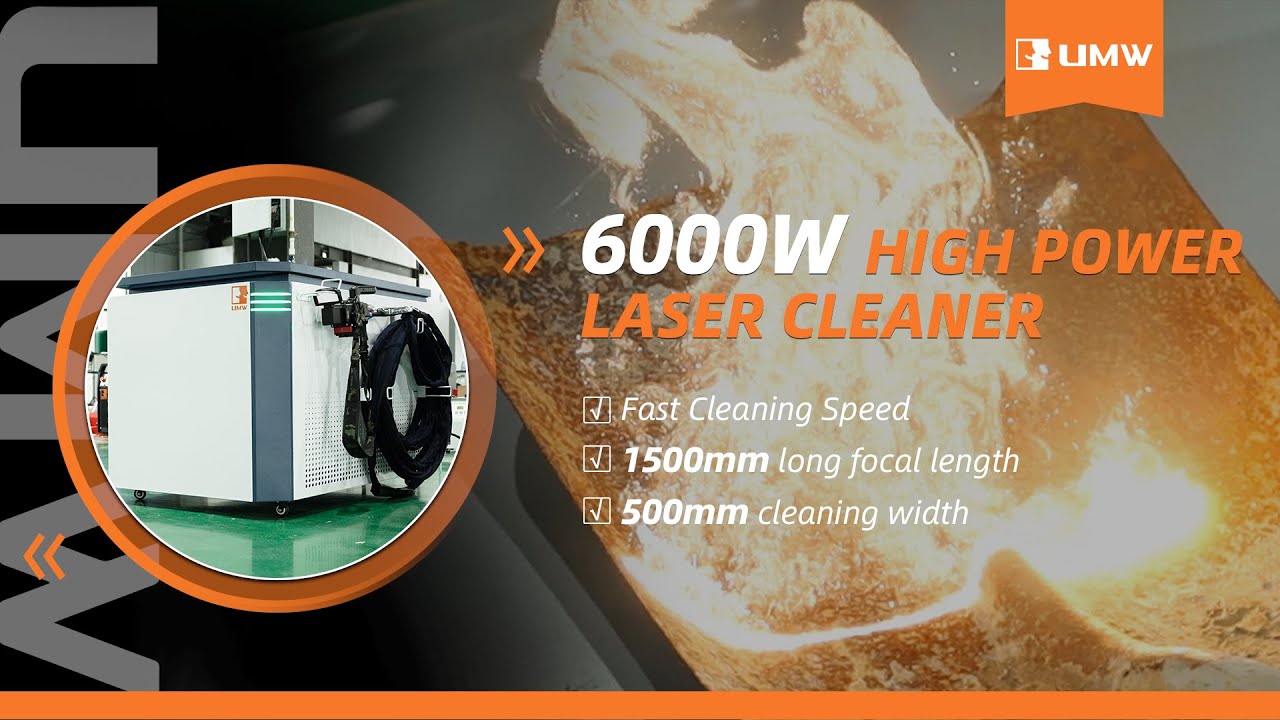 Powerful 6000W Laser Rust Removal | Long Distance & Large Surface Laser ...