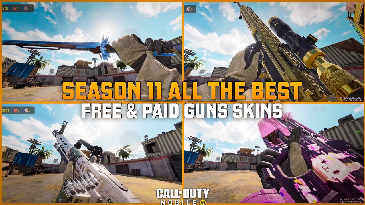CoD Mobile Season 11 Leaks | New Free & Paid Epic Gun Skins Gameplay ...