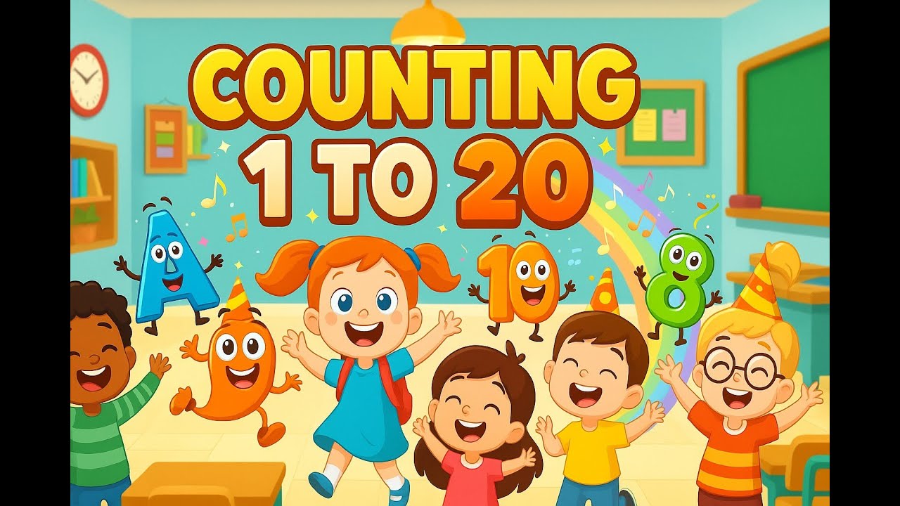 Learn Counting 1 to 20 for Kids | Fun Images for Kids | Learn with ...
