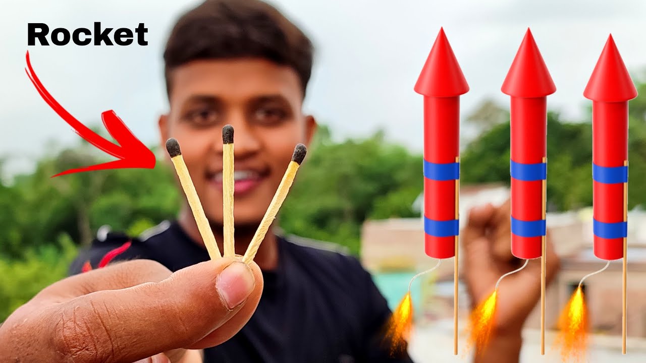 HOW TO MAKE MACHIS ROCKET | DIWALI SPECIAL ROCKET - YouTube