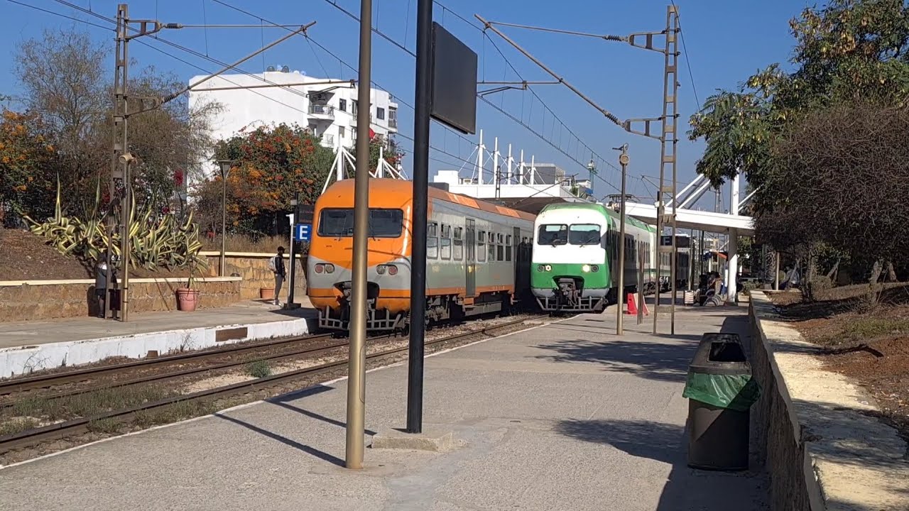 ONCF ZM avec une magnifique rencontre à Gare Casa Oasis (1080p 60 FPS ...