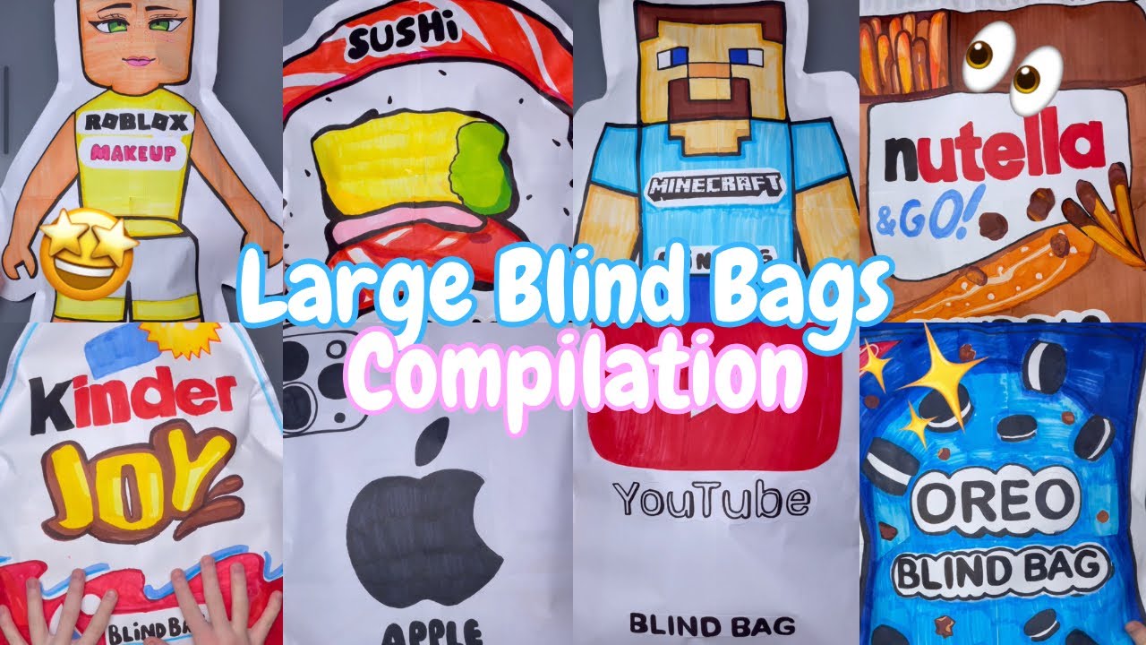 Large blind bags compilation!🤯 - YouTube
