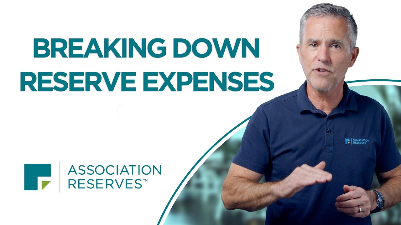 Breaking Down Reserve Expenses | Association Reserves - YouTube